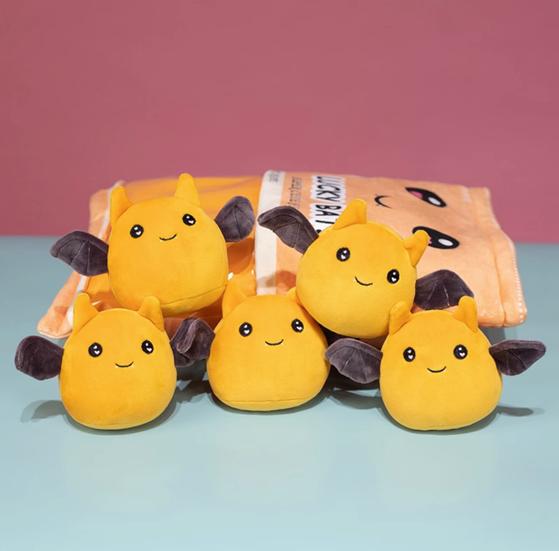 A Whimsical Collection of Mini Bat Plush in a Bag | omgkawaii