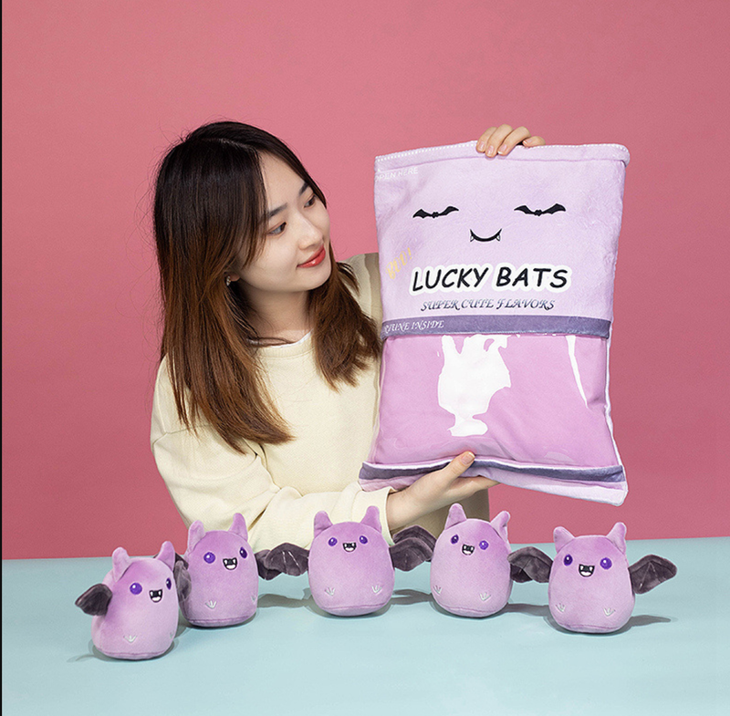 A Whimsical Collection of Mini Bat Plush in a Bag | omgkawaii