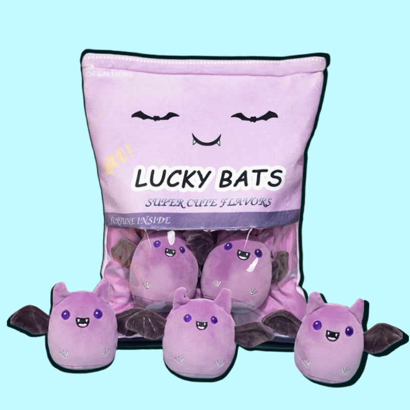 A Whimsical Collection of Mini Bat Plush in a Bag | omgkawaii