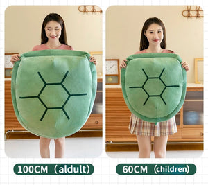 Wearable Turtle Shell Sleeping Pillow Plush | omgkawaii