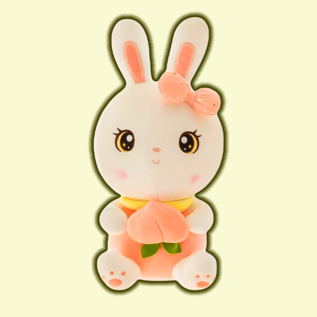 Peach Bunny Rabbit Plush Toy – omgkawaii