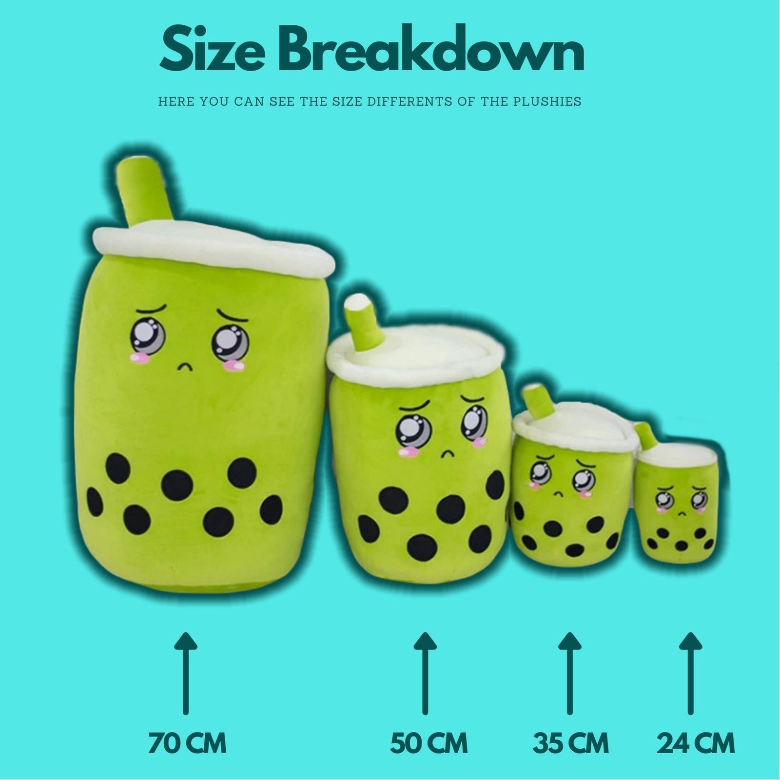 Matcha Boba Green Tea Plush | omgkawaii